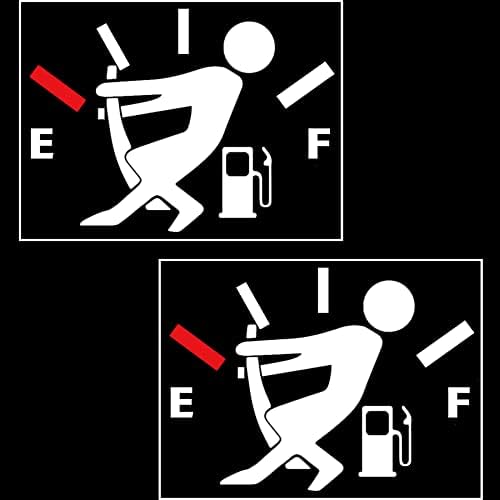 Amazon.com - 2 PCS Funny Car Decals High Gas Consumption Stickers Men ...