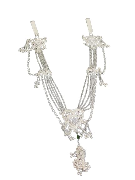 Buy BHARGAVI JEWEL POINT Oxidised Silver Kamarband Chain for Women ...