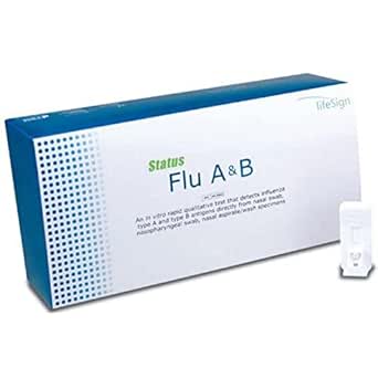 Amazon.com: Lifesign 36025 - Status Flu A&B Flu Tests, CLIA-Waived for ...