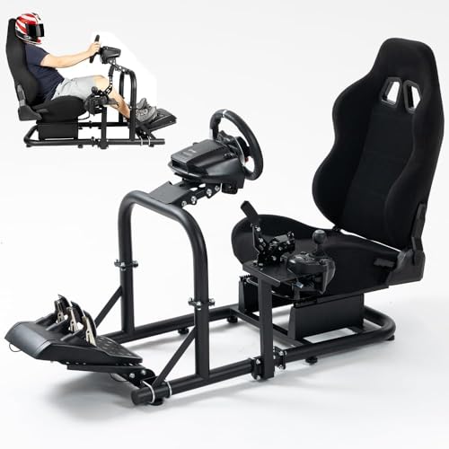 Marada Racing Simulator Cockpit with Black Playseat Upright Stable Pro ...