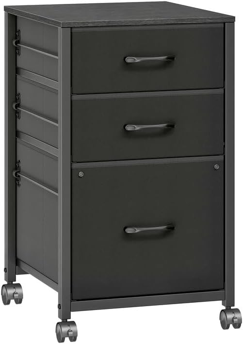 Amazon.com: Raybee 3 Drawer File Cabinet Printer Stand Filing Cabinet ...