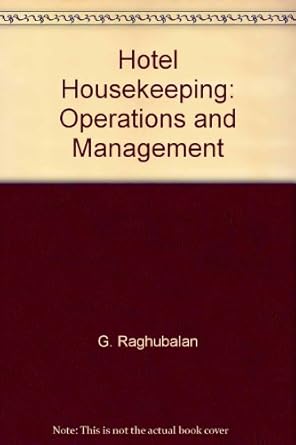 Amazon.in: Buy Hotel Housekeeping: Operations and Management Book ...