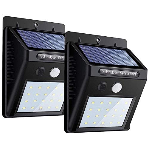 Kilo Cool HVAC Motion Sensor 20 LED Solar Light, Outdoor Weatherproof ...