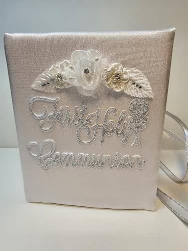 Amazon.com: New Item!!! My First Holy Communion Photo Album, White ...