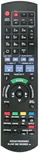 Replacement Remote Control for Panasonic DMR-BWT850EB DMR-HWT250EB DMR ...