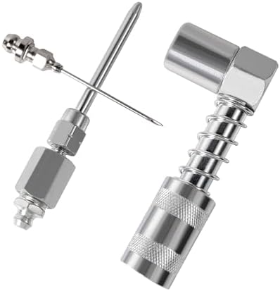 Amazon.com: UTOOL Grease Gun Accessory Kit, 90 Degree Coupler, Needle ...