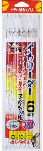 Amazon | HARIMITSU(ハリミツ) リーダー イカリーダー 薩摩スペシャル 6本用 フロロカーボン 7.2m 8号 VR-23 | ハリミツ(HARIMITSU) | ハリス