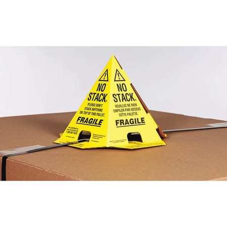 Pallet Cones, Yellow/Blk, Corrugated, PK50: Amazon.com: Industrial ...