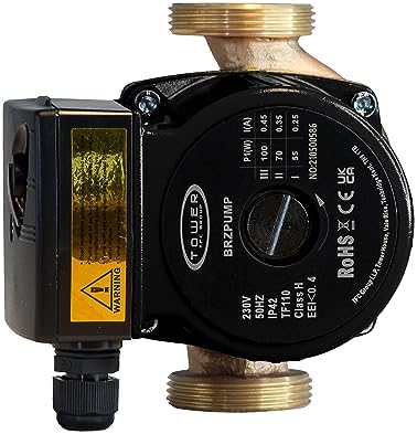 Tower TFC Group BRZPUMP Bronze Body Secondary Hot Water Circulating ...