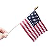 Amazon.com : 50 Pack Small American Flags on Stick 5x8 Inch/Mini ...