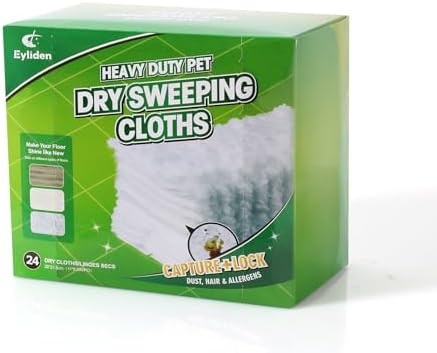 Amazon.com: Eyliden 24 Count Heavy-Duty Pet Hair Sweeper Pads ...
