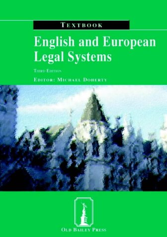 English and European Legal Systems (Textbook): unknown author ...