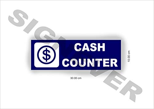 Buy SIGN EVER Cash Counter Bank Sign Boards For Hotel Restaurant ...