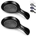 Amazon.com: Kyraton Spoon Rest 2 Pack, Plastic Spoon Holder For Kitchen ...