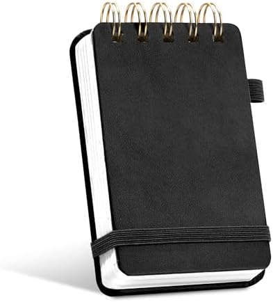 Amazon.com : Geyoga 12 Pack Waterproof Small Notebooks 3 x 5 Top Spiral ...