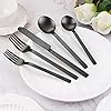 Amazon.com: OPOLIA Matte Black Silverware Set,30 Piece Premium ...