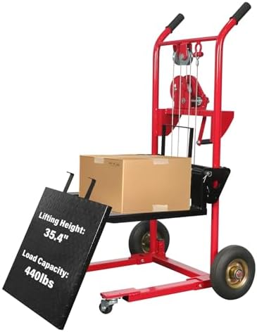 Amazon.com: Tory Carrier Material Lift Winch Stacker, 440 lbs Capacity ...