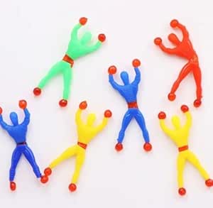 Kidslands Sticky Man Toy, Set of 5, Sticky Wall Climbing Action Figures ...