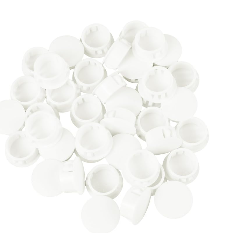 Amazon.com: BOPOREAE 3/4 In/19 mm White Plastic Hole Plugs, Snap in ...