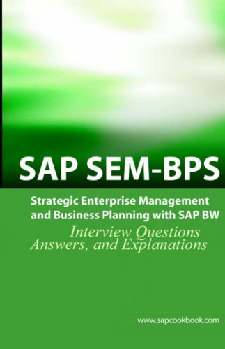 Amazon.com: SAP SEM BPS Interview Questions: Strategic Enterprise ...