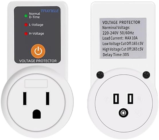 Amazon.com: AC 220V 16A Automatic Adjustable Voltage Surge Protector ...