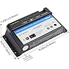 Amazon.com : Dual Battery Solar Charge Controller 20A 12V 24V Dual ...