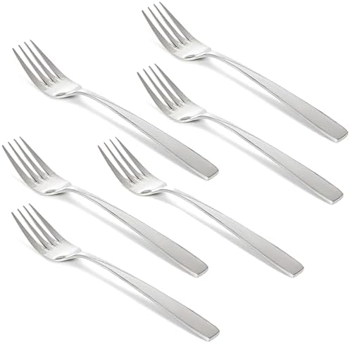 Buy Parage 6 Pieces Stainless Steel Table Forks Set for Home & Kitchen ...