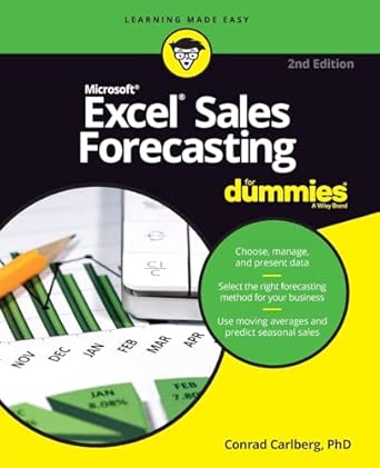 Excel Sales Forecasting For Dummies : Carlberg, Conrad: Amazon.com.au ...