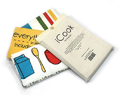 iCook Tea Towel set : Amazon.in: Home & Kitchen