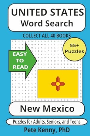 New Mexico Word Search Puzzle Book: Fascinating and Historic Cities and ...