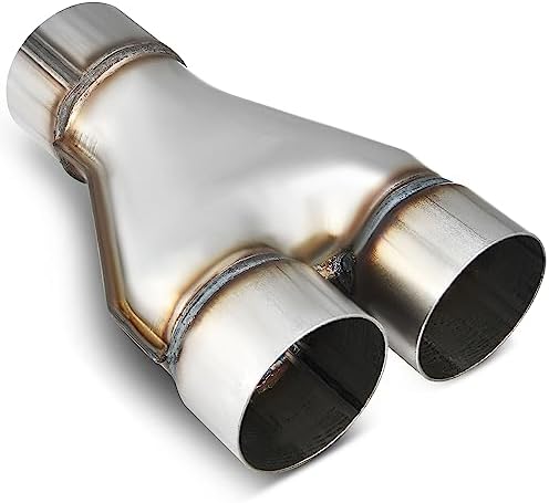 Amazon.com: Vurkcy 2.5 inch Exhaust Y Pipe, 2.5" Single to 2.5" Dual ...
