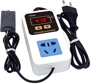 Amazon.com: LeTkingok Digital Display Humidity Controller, Humidifier ...
