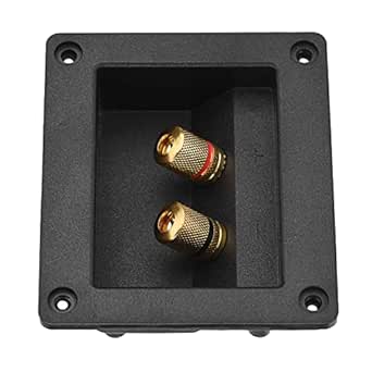 HiFi Speaker Terminal Box with Dual Copper Binding Posts for DIY ...