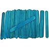 Amazon.com: CraftySticks 100 Pack, 6 Inch Blue Color Jumbo Wood ...