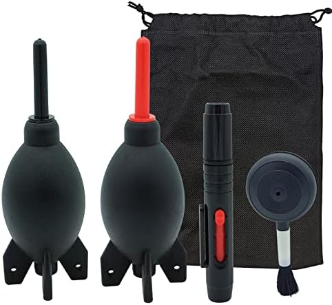 Amazon.com : Lens Cleaning Kit Contains 2 Pcs Rubber Rocket Air Blower ...