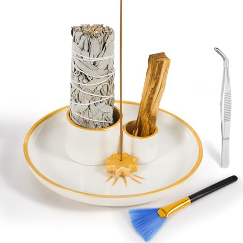 Amazon.com: ZenBless Multifunction Incense and Candle Holder for ...
