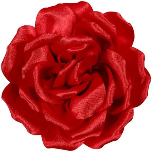 Amazon.com: Women's Lovely Flower Brooches and Hair Clips | Rose and ...