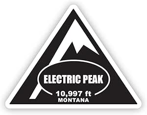 Amazon.com - Electric Peak Sticker Decal - Self Adhesive Vinyl ...
