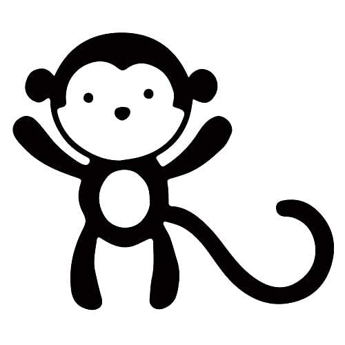 Amazon.com: Monkey Vinyl Decal Sticker Kids Home Children Room Decor ...