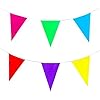 Amazon.com: Super Z Outlet 100 Foot Long Multicolored Plastic Pennant ...