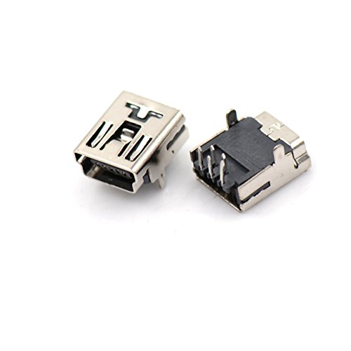 Buy Buyme 10Pcs 90 Degrees Micro USB Connector for Mobile Phone Mini ...