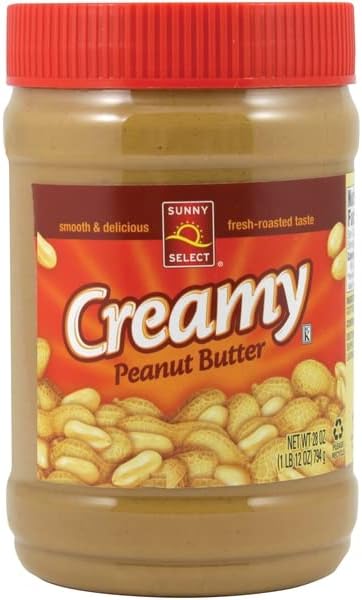 Amazon.com : Sunny Select, Creamy Peanut Butter , 28 OZ : Grocery ...
