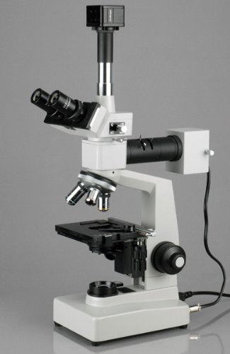 AmScope ME300TZB-2L-8M Digital Episcopic and Diascopic Trinocular ...
