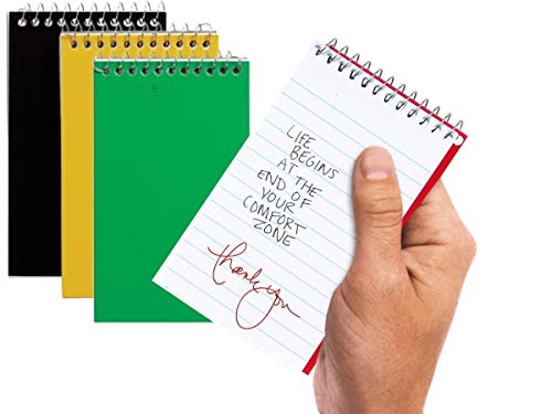 Snapklik.com : Wirebound Spiral Memo Books, Memo Pads, 3 X 5, College ...