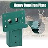 Amazon.com: MOFEEZ Deer Stand Brackets 4x4, Heavy Duty Elevator Bracket ...