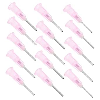 Amazon.co.jp: TOPPERFUN 100 Pcs Dull Dispensing Needles Glue Mini Blunt ...