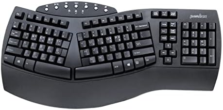 Amazon.com: Perixx PERIBOARD-612B KR Wireless Ergonomic Split Keyboard ...