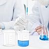 Amazon.com: 12 Pcs 3.4 Oz Transparent Lab Measuring Cup, 100ml Plastic ...