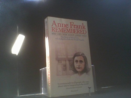 Buy Anne Frank Remembered Book Online at Low Prices in India | Anne ...