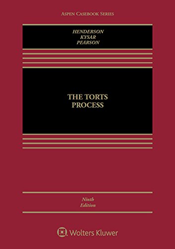 The Torts Process (Aspen Casebook Series) - Kindle edition by Henderson ...